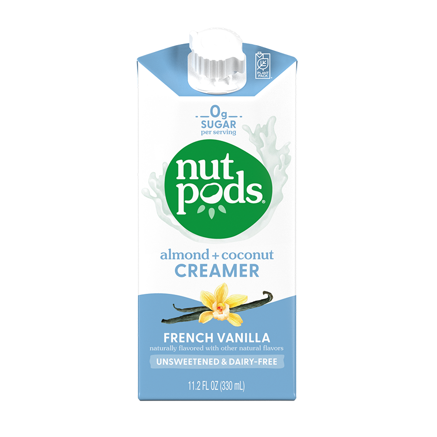 nutpods French Vanilla unsweetened dairy free coffee creamer Whole30 ...