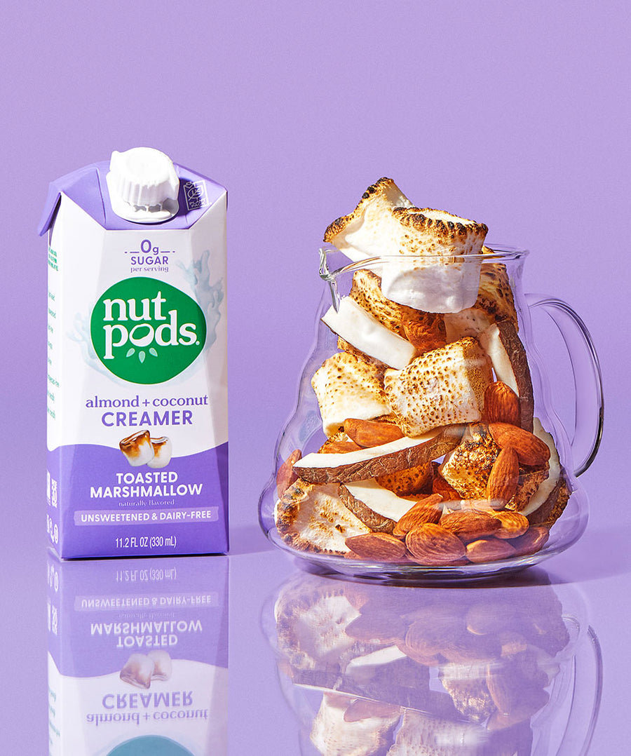 nutpods Toasted Marshmallow unsweetened dairy free coffee creamer ...