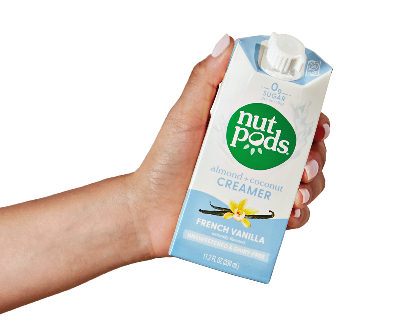 nutpods French Vanilla unsweetened dairy free coffee creamer Whole30 ...